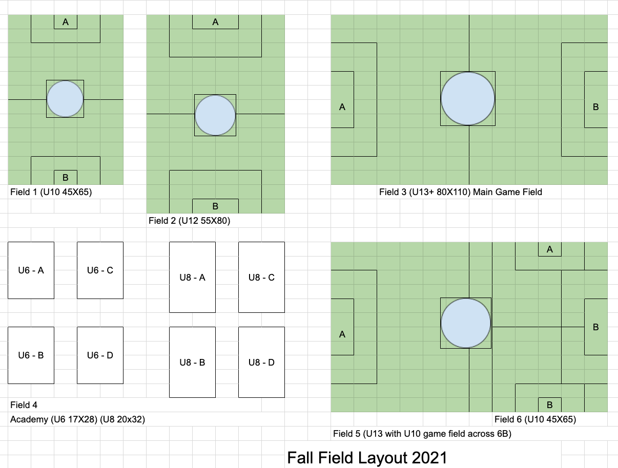 Fields – Central Arkansas Soccer Club